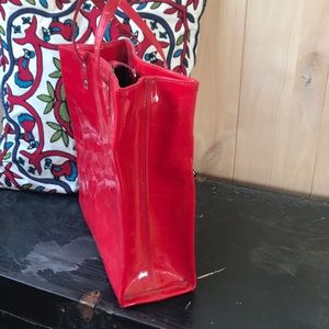 Harrods | Bags | Harrods Red Patent Leather Purse | Poshmark